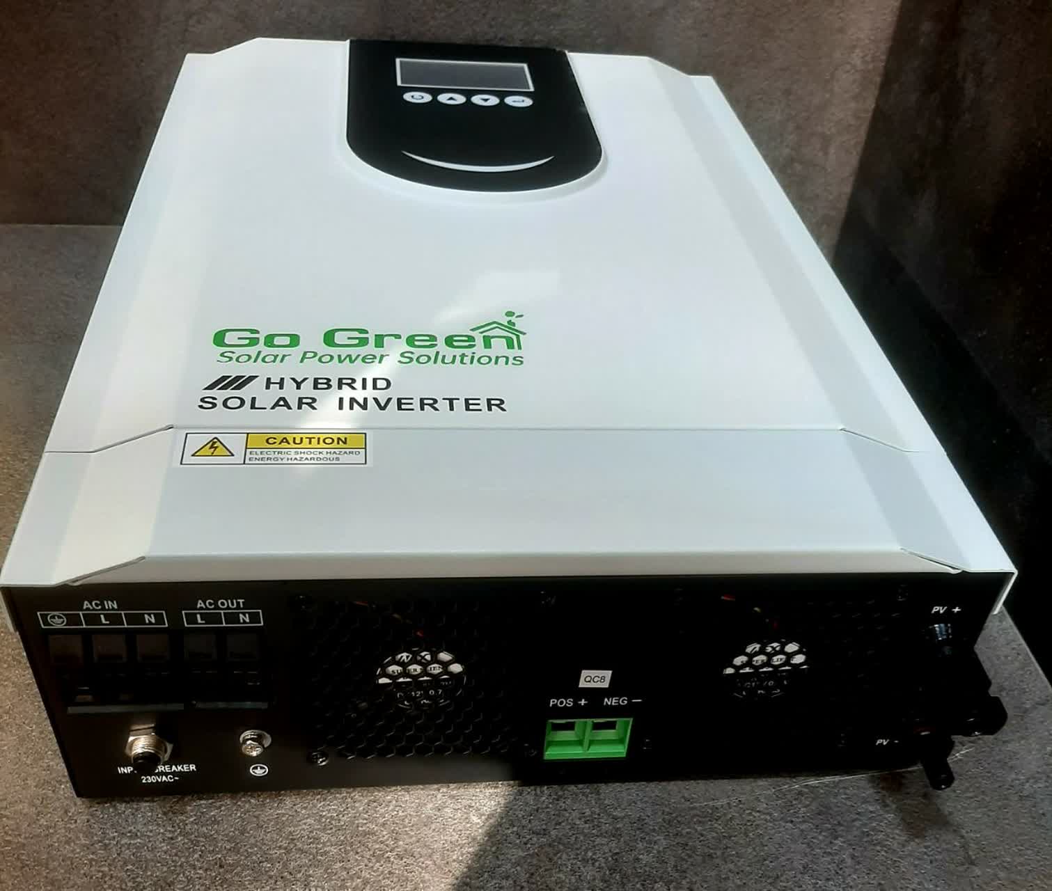 سانورتر 6.200 وات مارک گوگرین Hybrid solar inverter-go green6200w